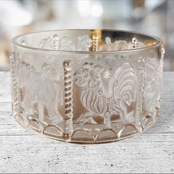 Goebel | Accents | Vintage Goebel Lead Crystal Circus Tent Carousel ...